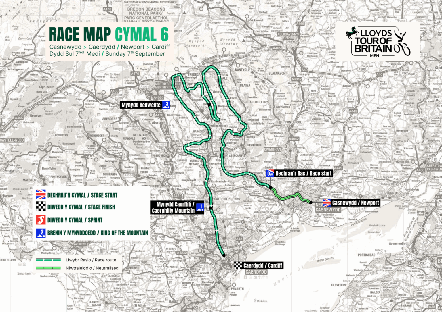 Tour of Britain to race through Caerphilly County Borough | Visit ...